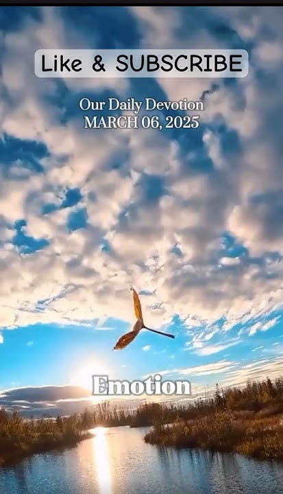 Our Daily Devotion “Obedience Over Emotion” #youtubeshorts #motivation #dailydevotional #faith ...