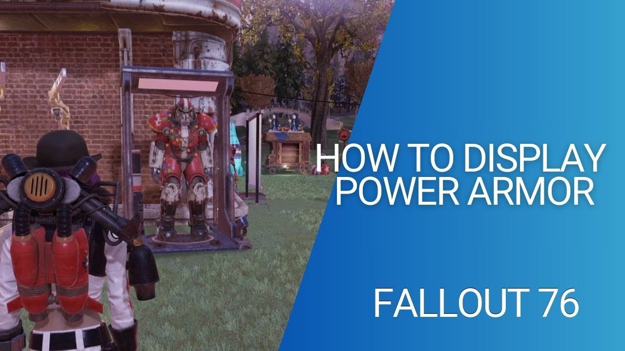 How to display Power Armor in Fallout 76 - YouTube