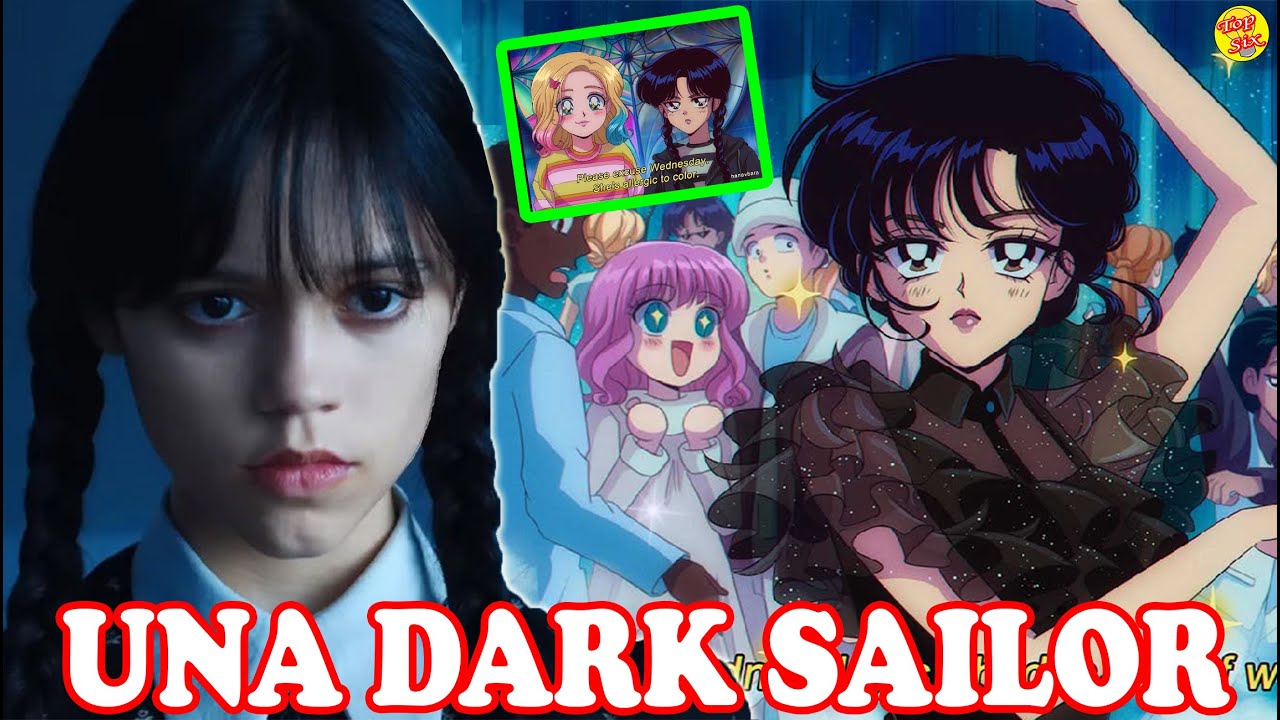 Merlina como Anime de los 90´s - YouTube