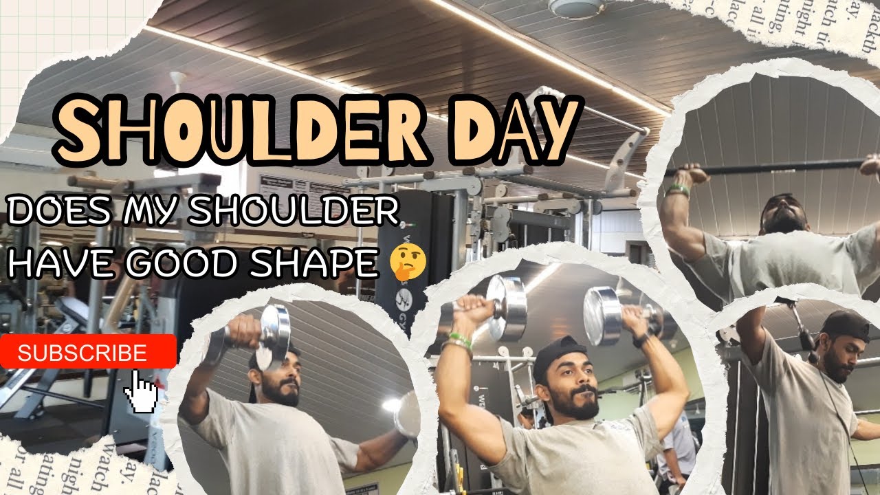 Does My shoulder have good shape 🤔 | shoulder day - YouTube