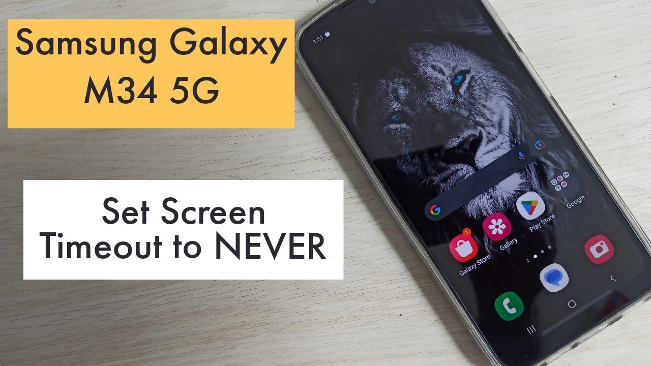 Samsung Galaxy M34 5G How To Set Screen Timeout To NEVER Keep Awake samsung-galaxy-m34-5g-how-to-set-screen-timeout-to-never-keep-awake