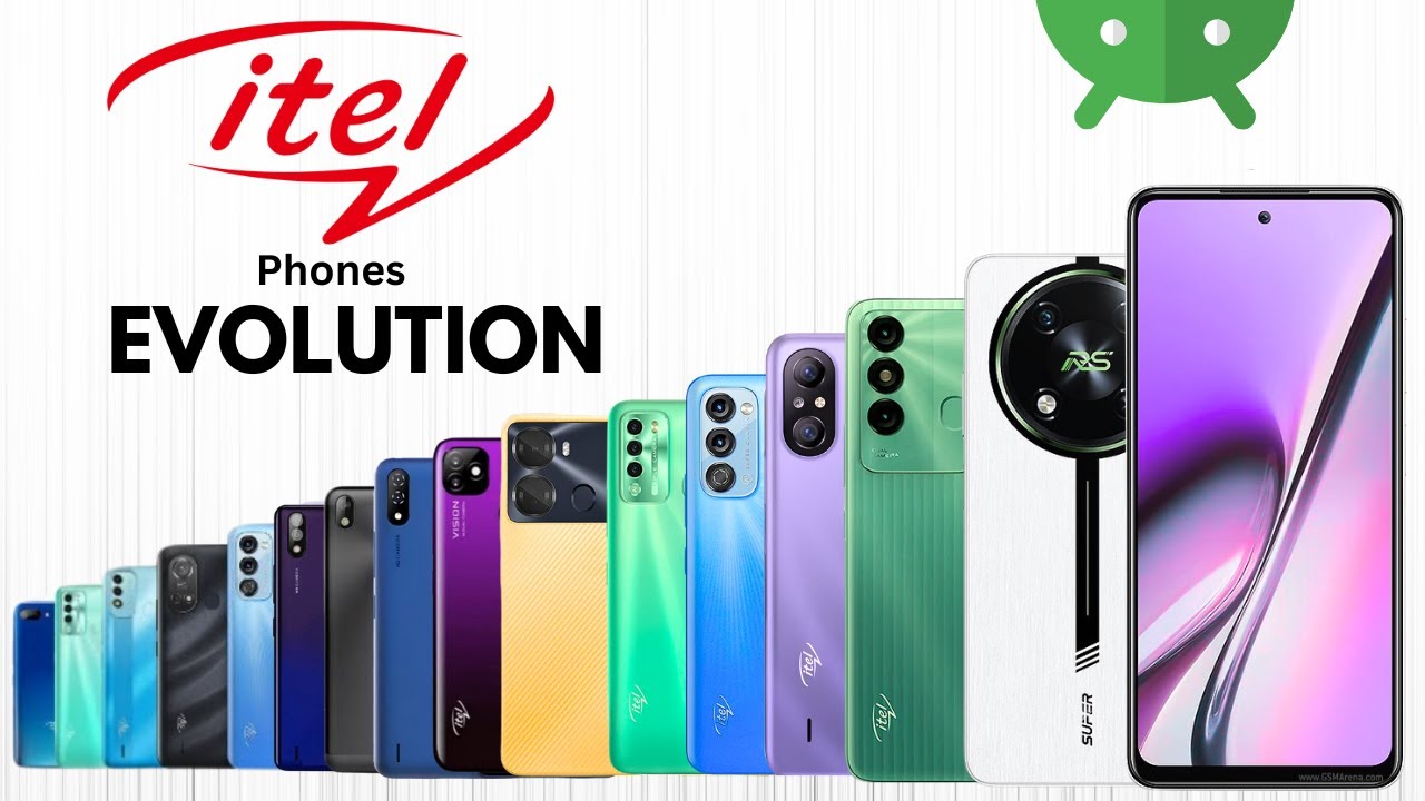 Evolution of itel Phones | History of itel 2024 - YouTube