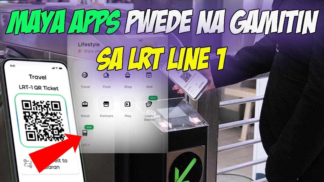 Maya Apps Pwede na Gamitin Sa LRT Line 1(Baclaran To Roosevelt) - YouTube