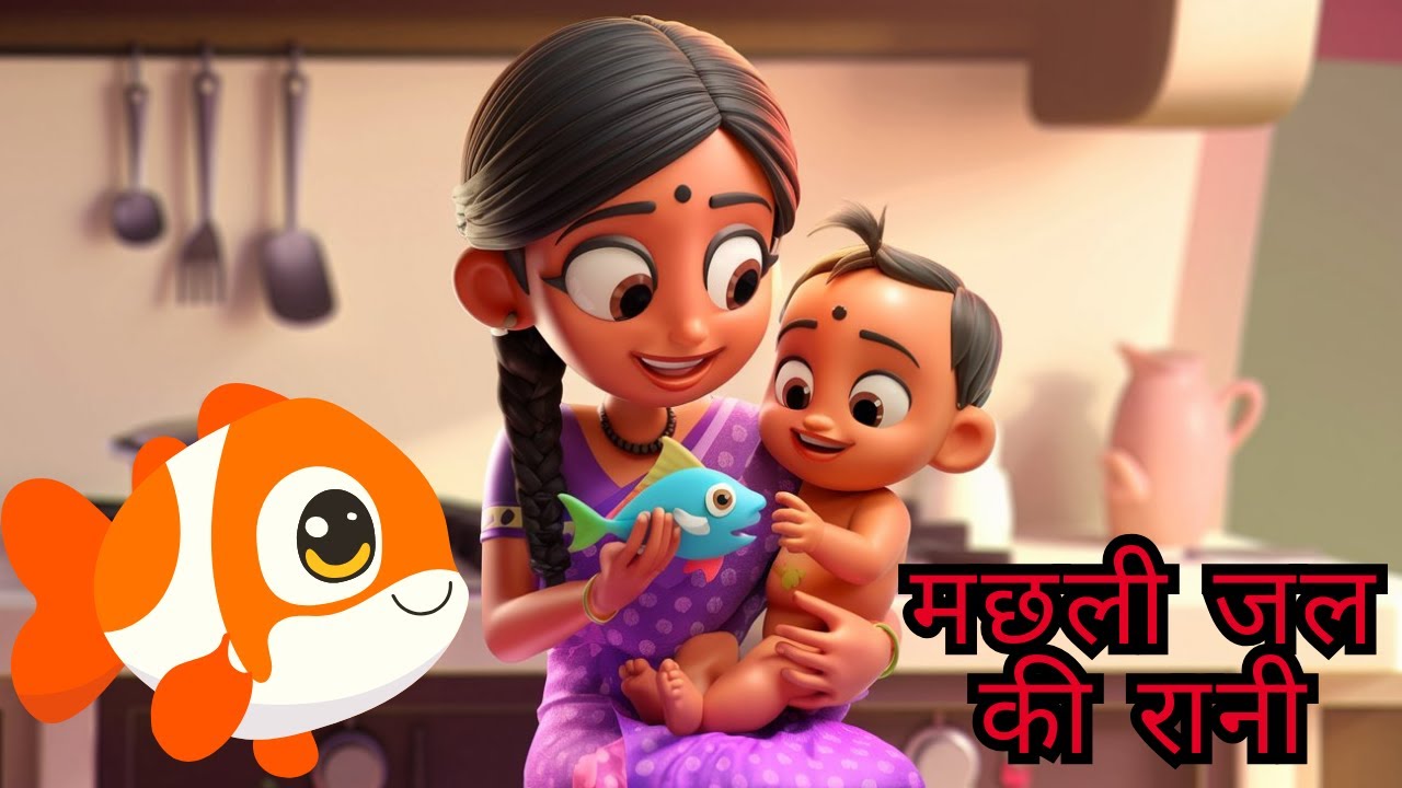Machli Jal Ki Rani hai - Hindi Rhymes | hindi baby songs | Hindi Poem ...