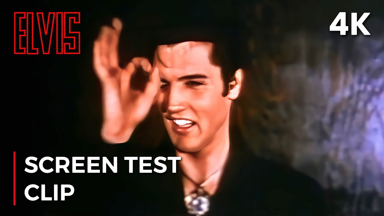 Elvis Presley - ELVIS Talks & Screen Test Clip 4K Remastered | April ...