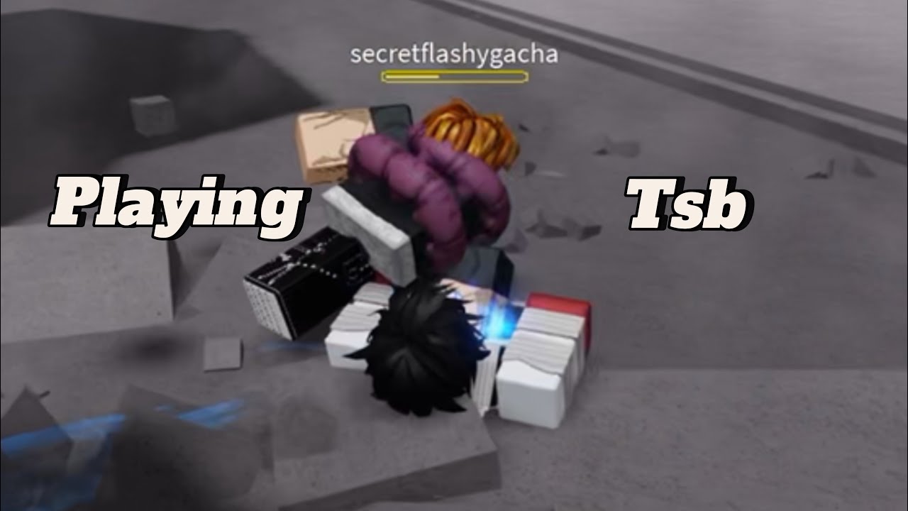 Playing tsb in roblox - YouTube