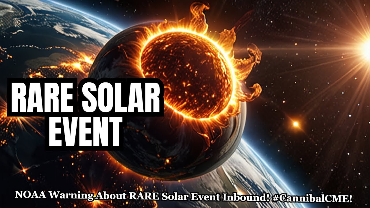 NOAA Warning About RARE Solar Event Inbound! #CannibalCME! - YouTube