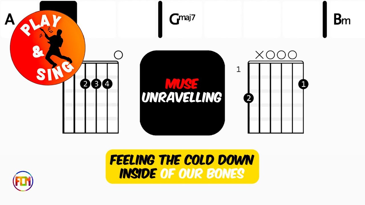 Muse - Unravelling | Scrolling Guitar Chords & Lyrics - YouTube