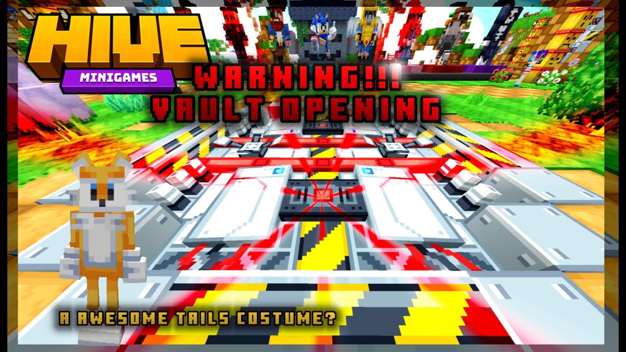 SONIC VAULT OPENING! and end of sonic event | hive,minecraft,sonic ...