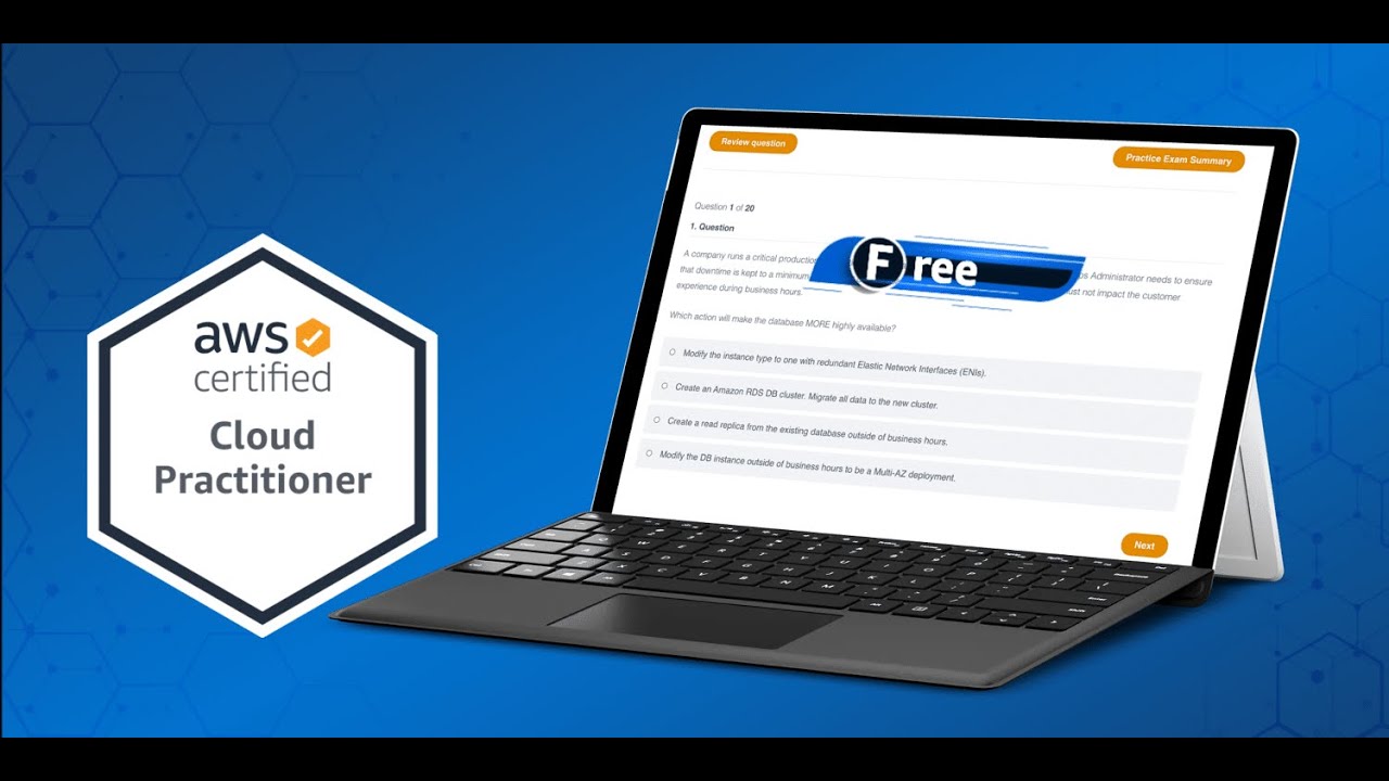 AWS CCP- 40 Practice Questions for the AWS Certified Cloud Practitioner ...