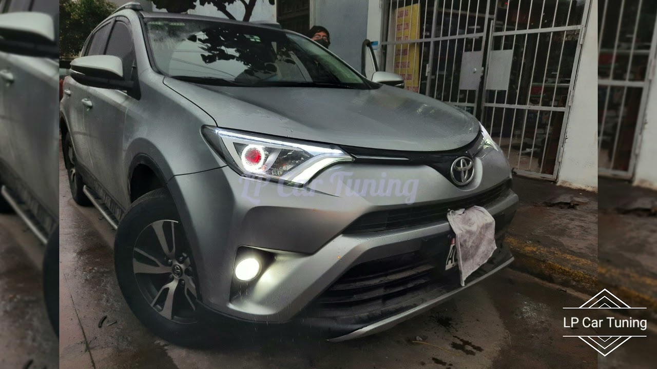 TOYOTA RAV4 2018 / Faros Led - YouTube