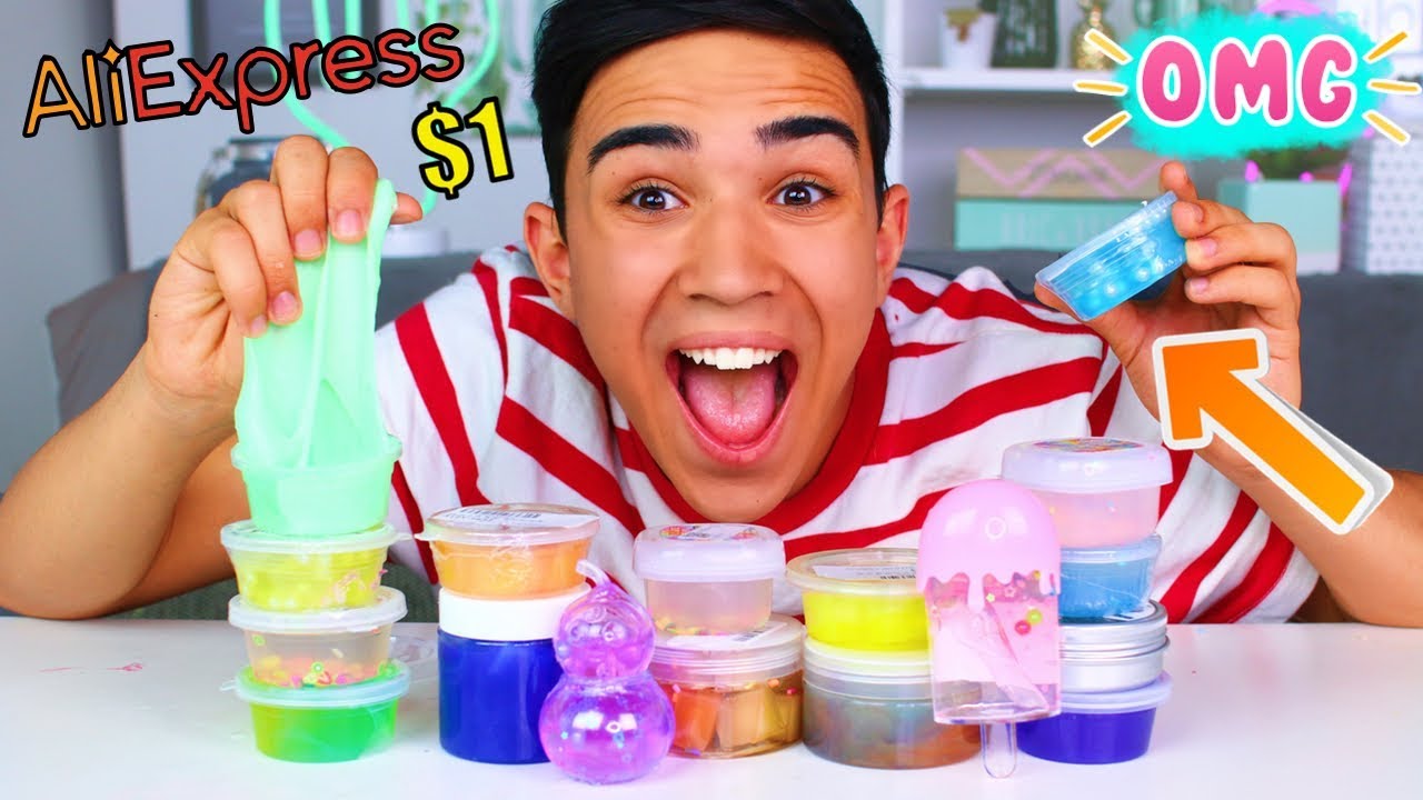 JE TESTE DES SLIMES ALIEXPRESS ?!! JustJonathan - YouTube