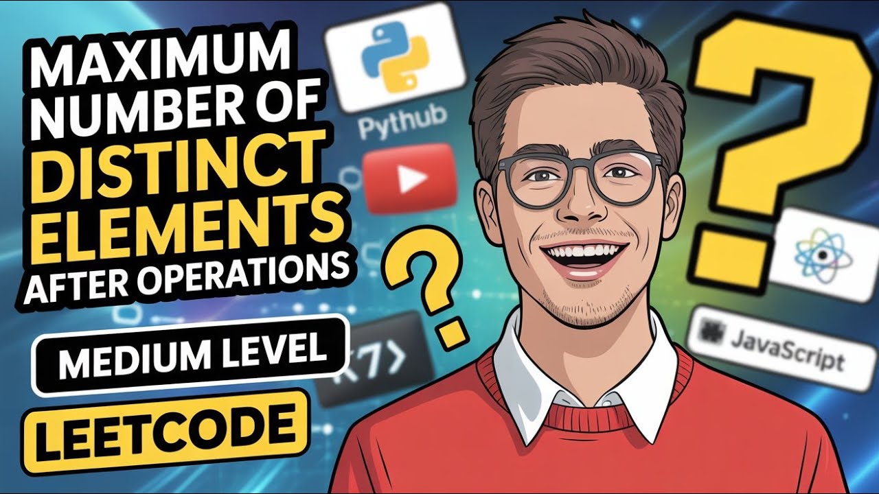 Maximum Number of Distinct Elements After ±K Operations | Java Greedy ...