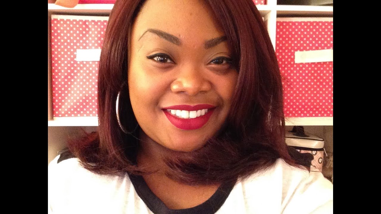 Model Model Joy Wig Color 99J - YouTube