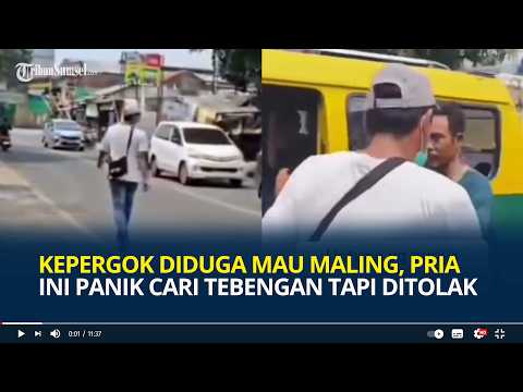 Malu Banget, Kepergok Diduga Mau Maling, Pria Ini Panik Cari Tebengan tapi Ditolak Semua Orang