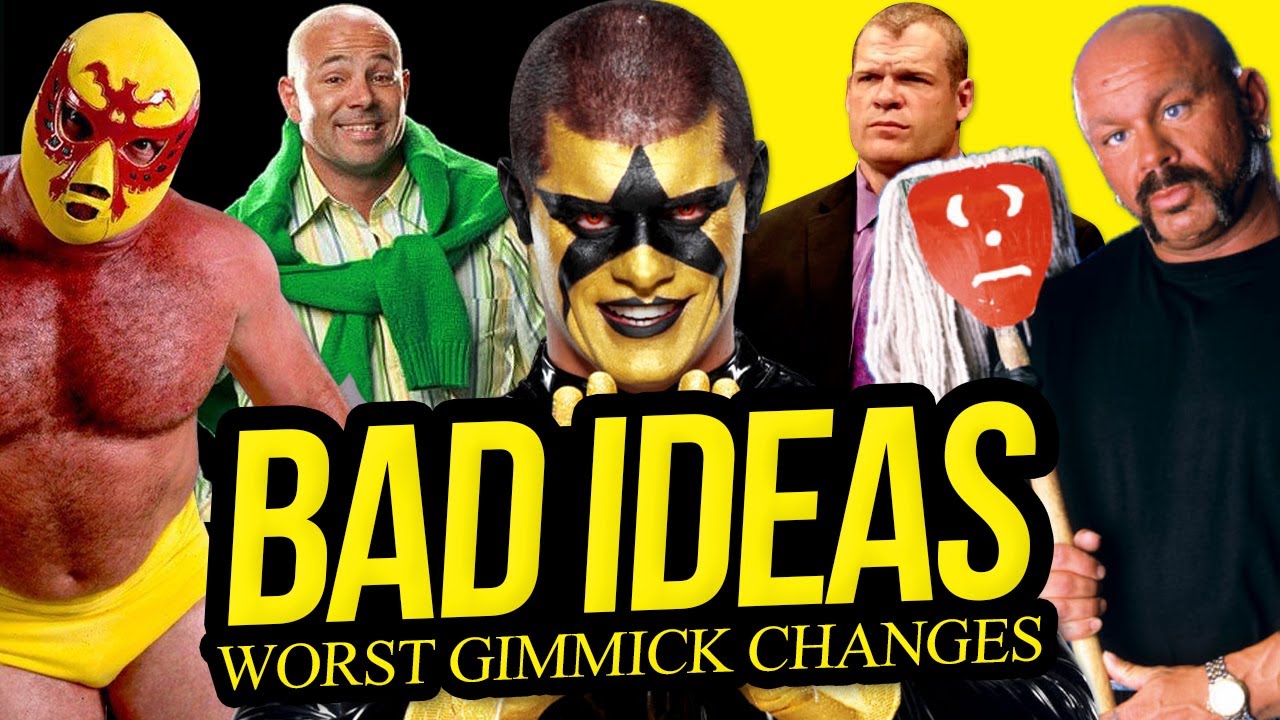 BAD IDEAS | Wrestling's Worst Gimmicks Changes - YouTube
