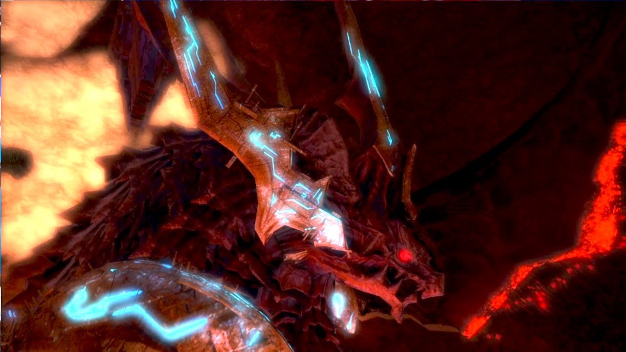 Facing the Bahamut in Final Fantasy XIV - YouTube