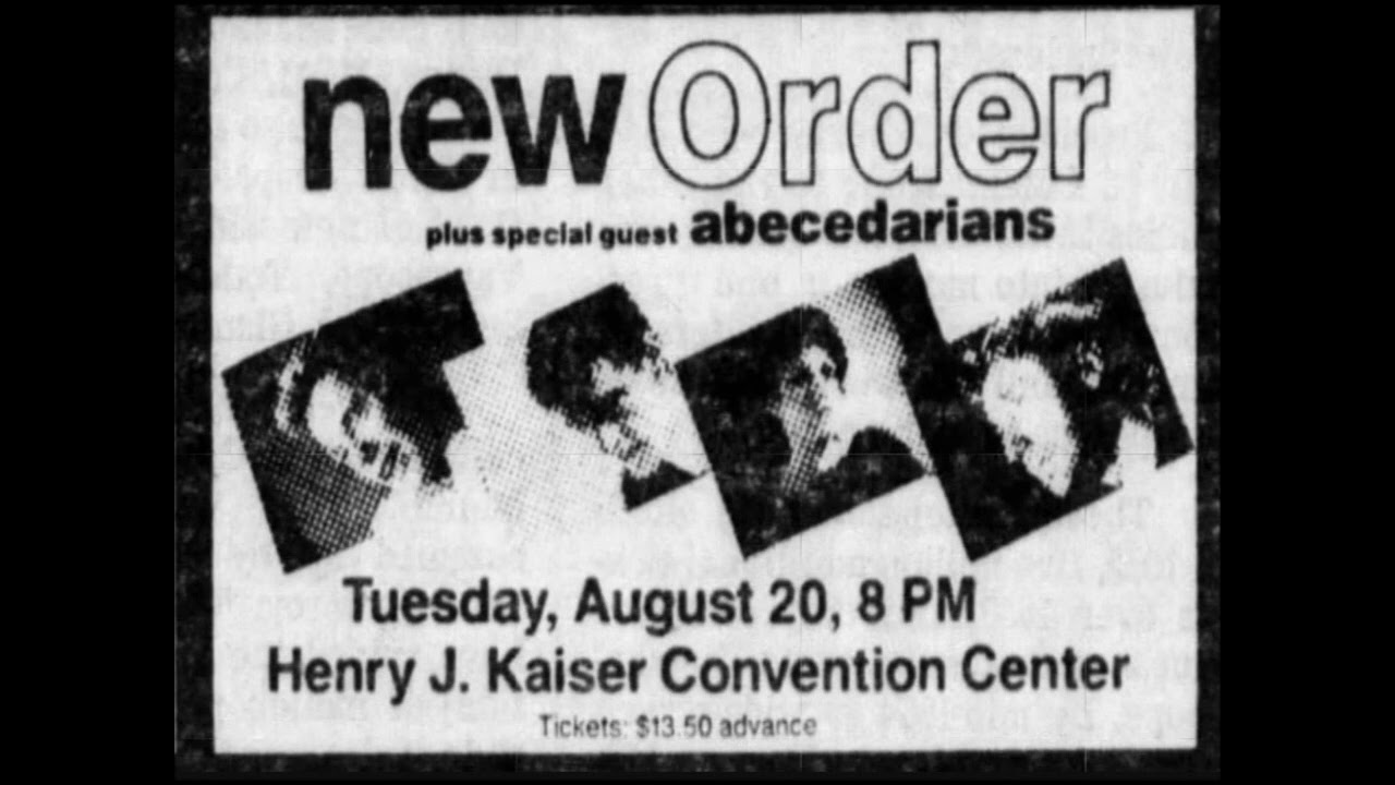 New Order-As It Is When It Was (Live 8-20-1985) - YouTube