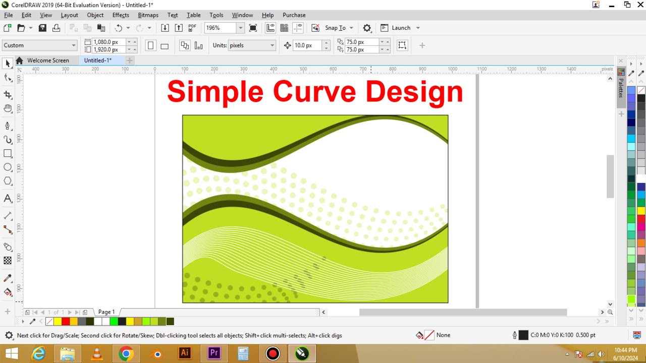 Creative flyer Design | Simple Vector Design in Coreldraw | Coreldraw ...