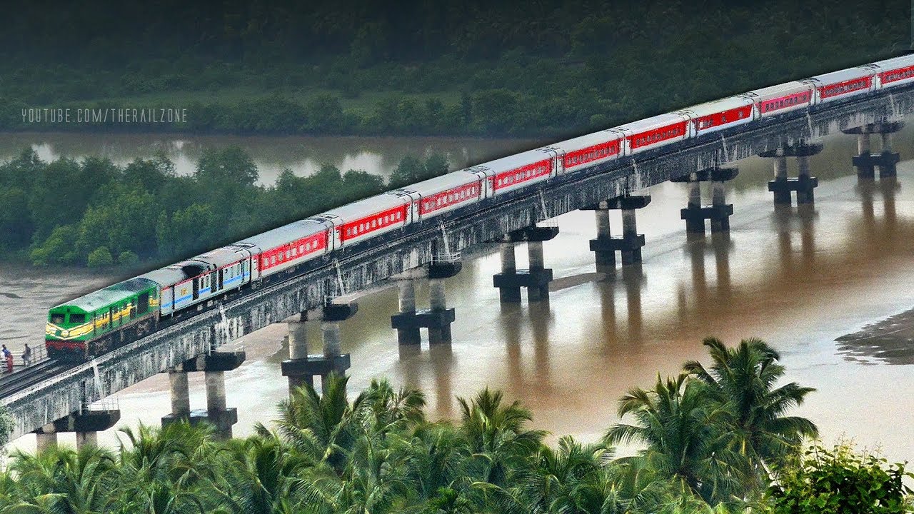 Trivandrum Rajdhani | Longest Rajdhani Express Train | Konkan Railways ...