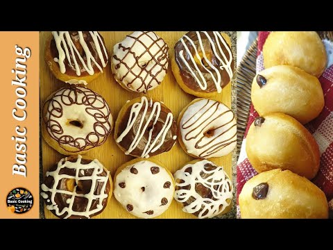 Donuts Recipe|| How to make donuts at home || Basic Cooking - YouTube