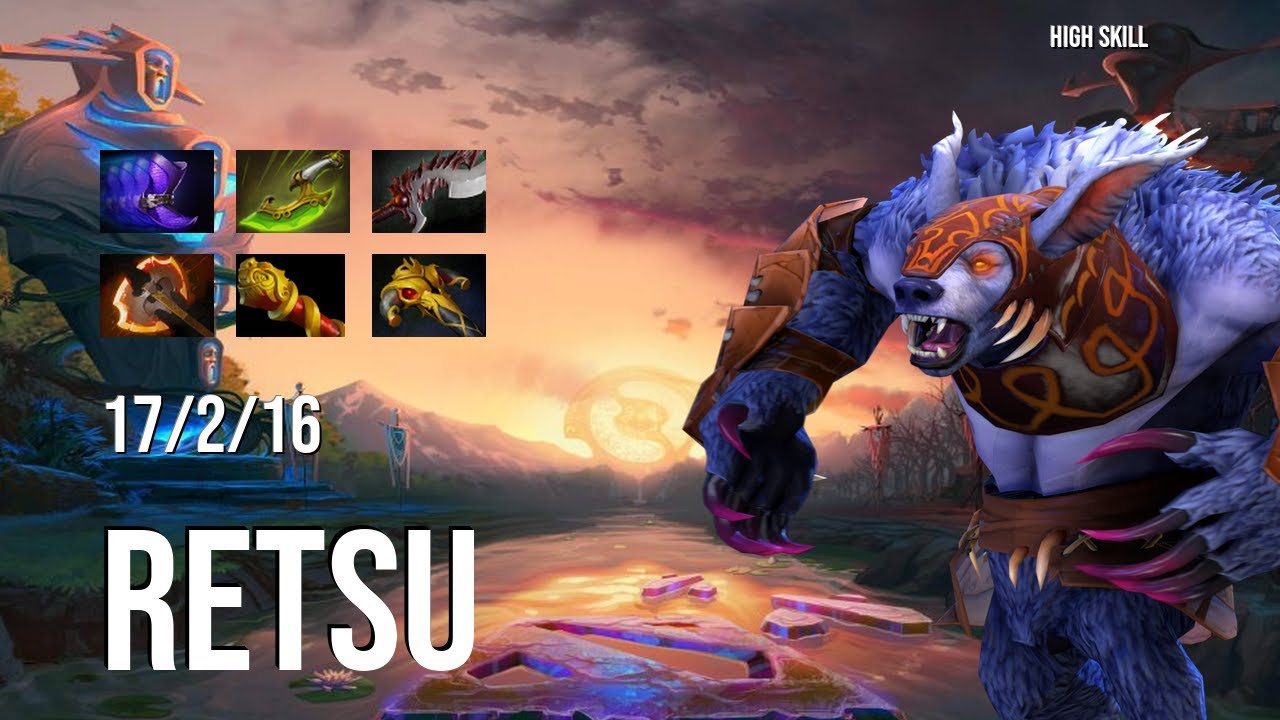 Dota 2 Pro Gameplay Retsu Ursa 17 2 16 High Skill Dota 2 - YouTube