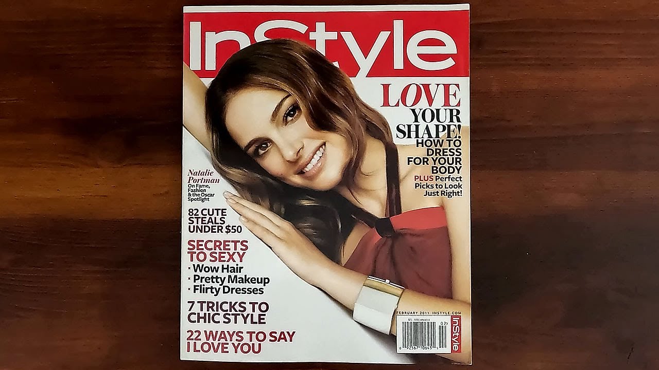 InStyle February 2011 Natalie Portman, Janet Jackson, Selena Gomez ...
