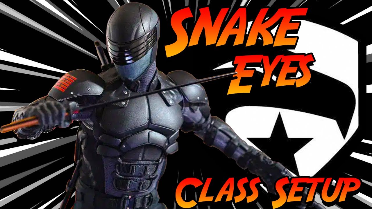 THE SNAKE EYES "G.I. JOE RETALIATION" CLASS SETUP IN COD MODERN WARFARE ...