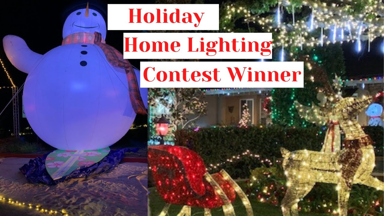 The Christmas Holiday Home Lighting Contest Winner in Mission Viejo ...