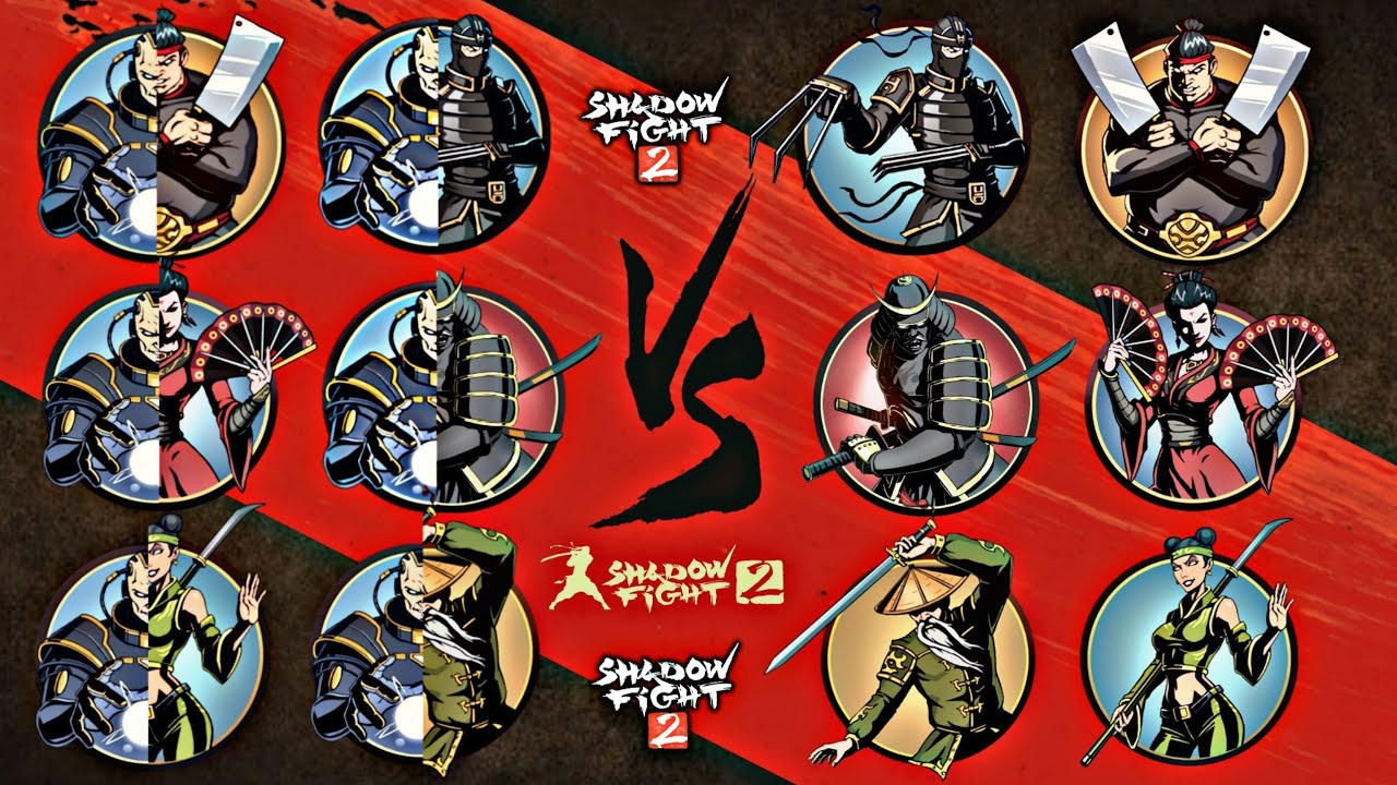 Shadow Fight 2 | Titan-Bosses vs Bosses - YouTube