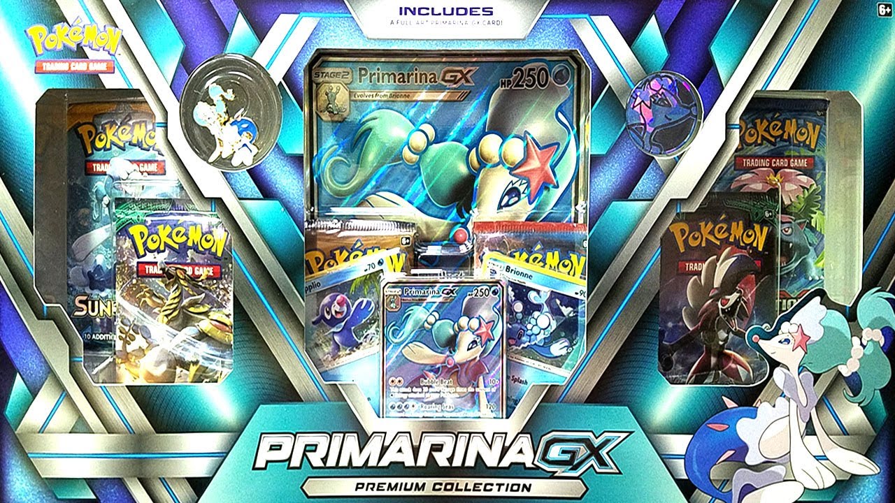 WOW! THE BEST PRIMARINA GX PREMIUM COLLECTION POKEMON BOX OPENING! EX ...