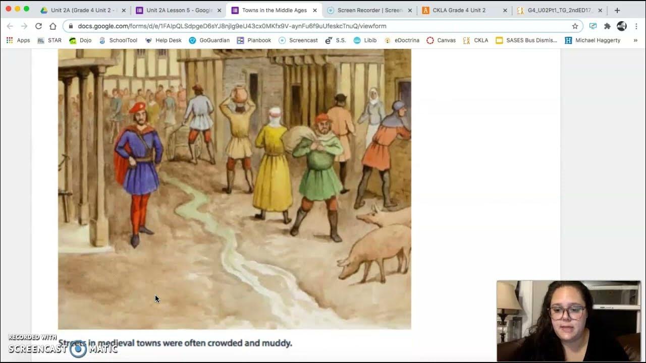4th Grade CKLA ELA - Unit 2 Lesson 5 Empires in the Middle Ages: Towns ...