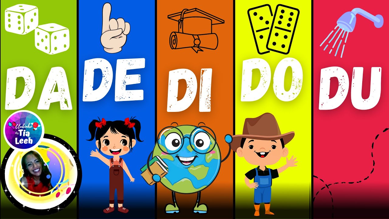 DA DE DI DO DU - Como aprender as SÍLABAS da família da letra D | @Lála ...