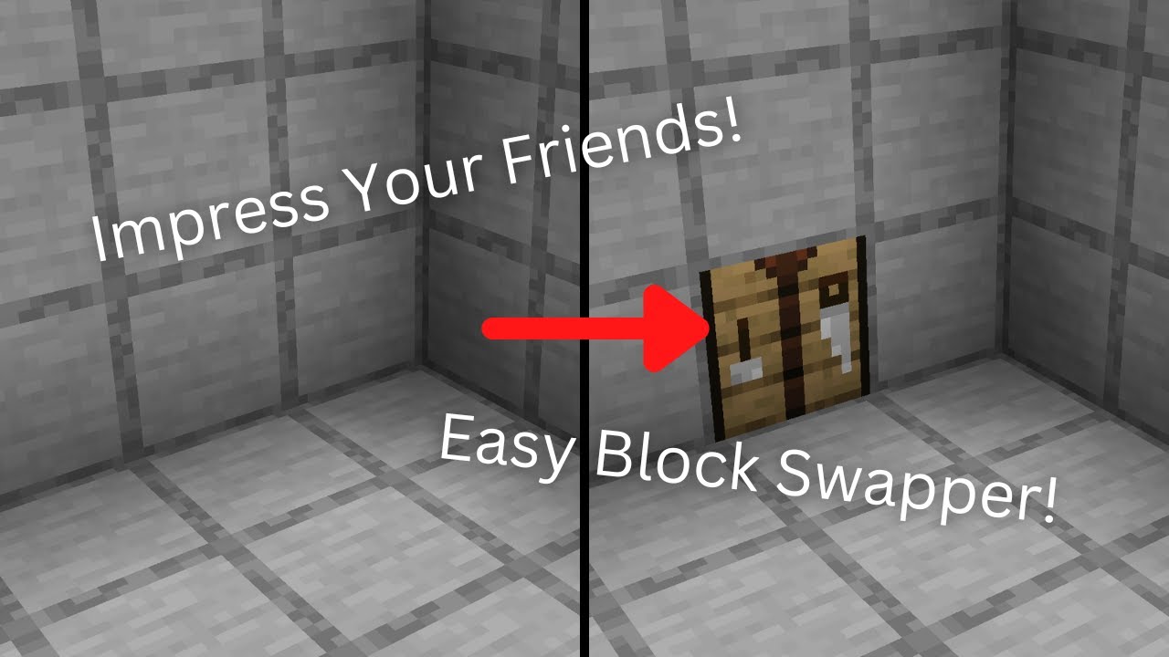How to Make a Corner Block Swapper in Minecraft Java Edition - YouTube