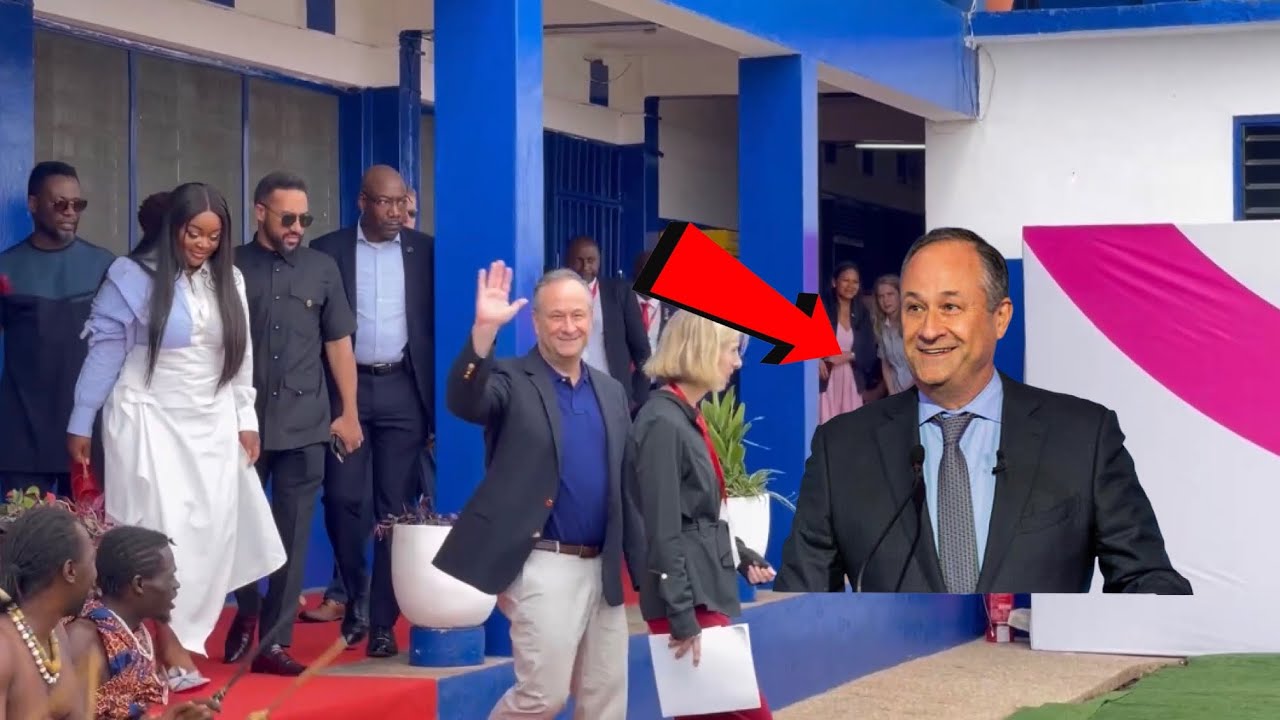 The second Gentleman of U.S.A ,visits labone senior high school for ...