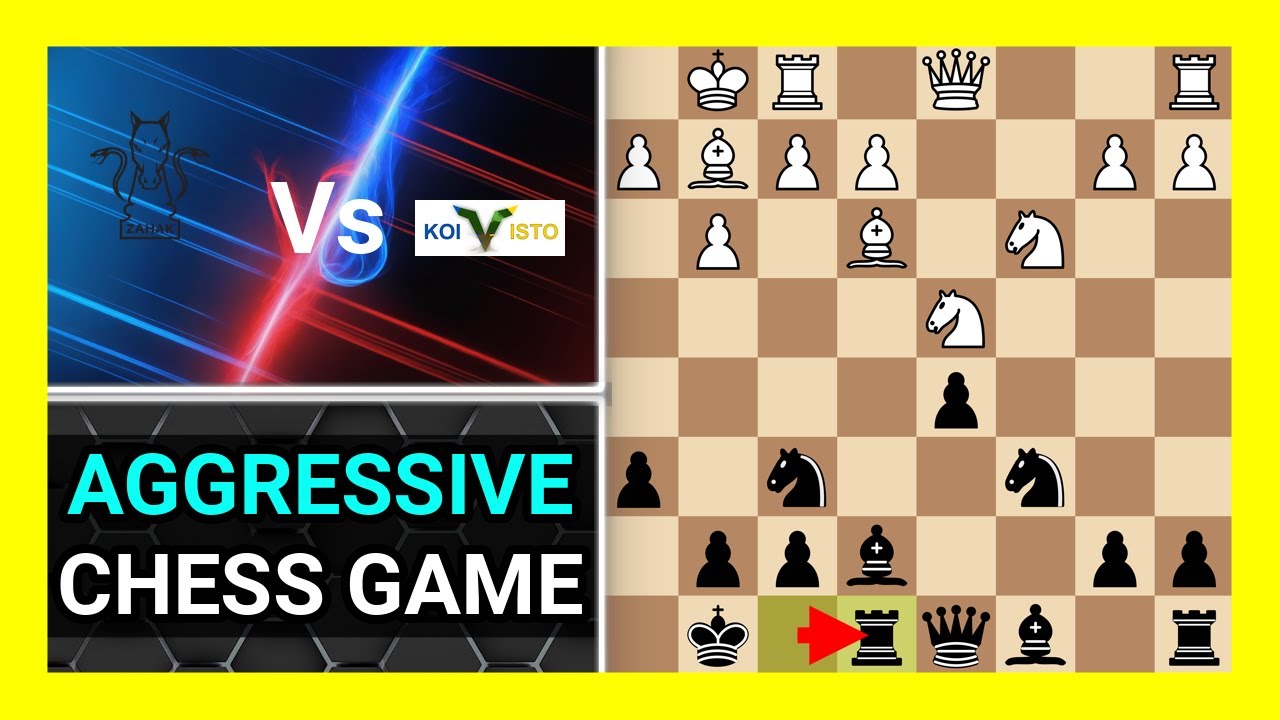 Aggressive Chess Engine Game, Zahak 10.0 vs Koivisto 9.0, Watch and ...