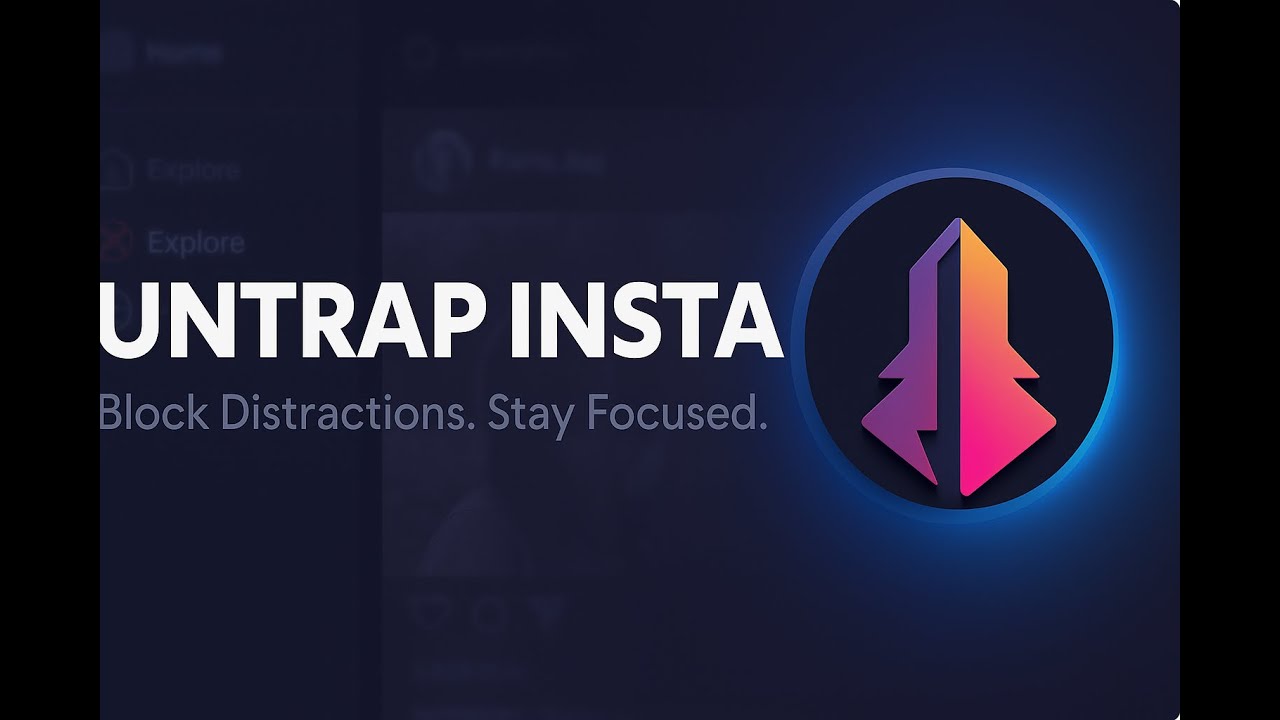 Stop Scrolling, Start Focusing — How UnTrap Insta Works - YouTube