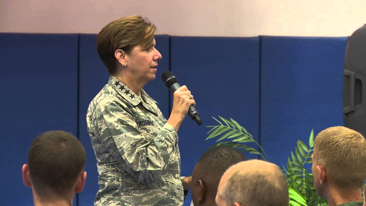 General Robinson visits Andersen - YouTube