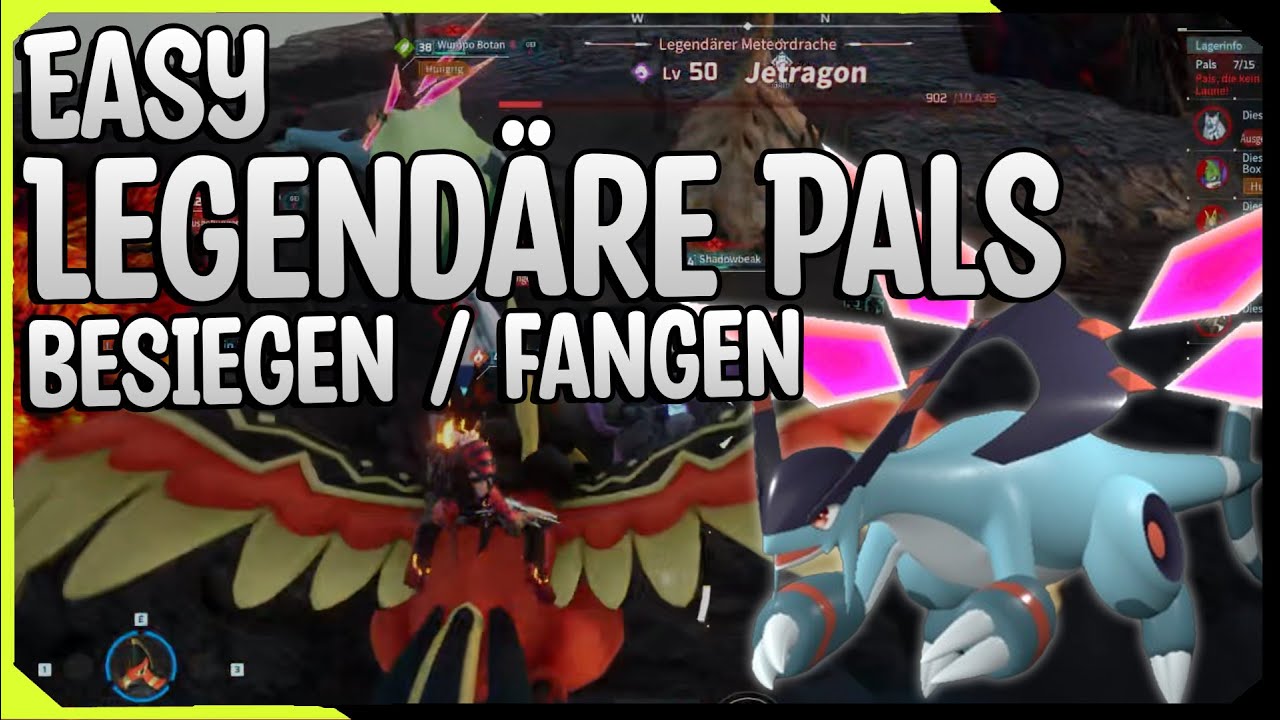 Easy Legendäre Pals Besiegen / fangen + andere Bosse in Palworld - YouTube