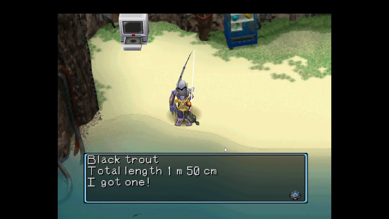 Digimon World | 1 Hour Fishing for Black Trout - YouTube