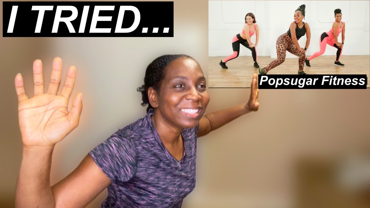 Trying Popsugar Fitness 25 Minutes Hip Hop Tabata Workout - YouTube