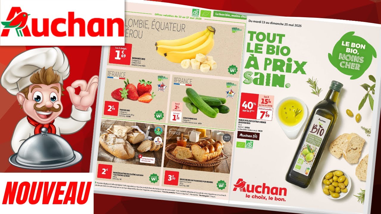 catalogue AUCHAN du 13 au 25 mai 2025 ⚠️ Arrivage - FRANCE - YouTube