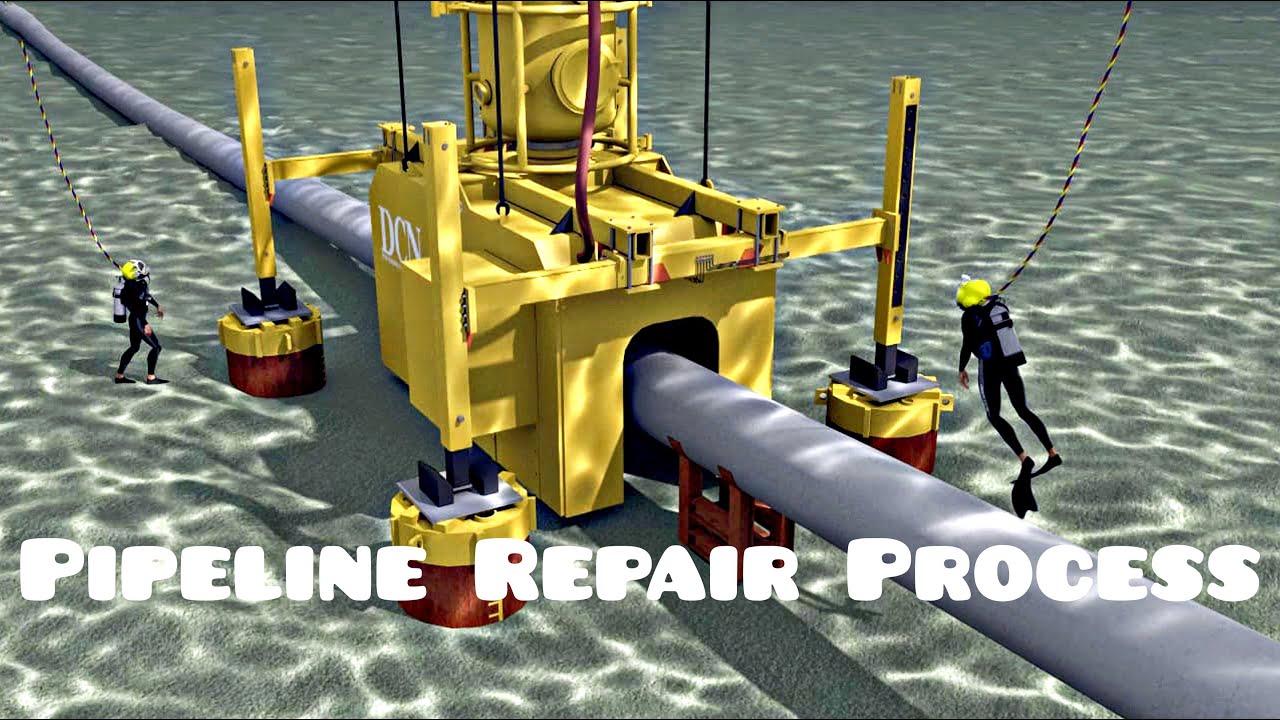 Offshore Gas Pipeline Repair Process - YouTube