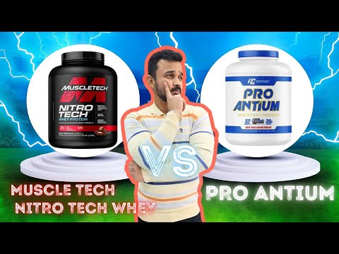MUSCLE TECH NITRO TECH WHEY PROTEIN V/S RONNIE COLEMAN PRO ANTUM |कौन ...
