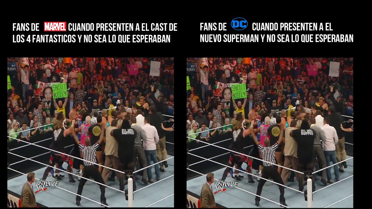 Fans de Marvel y DC Cuando Presenten a: - YouTube