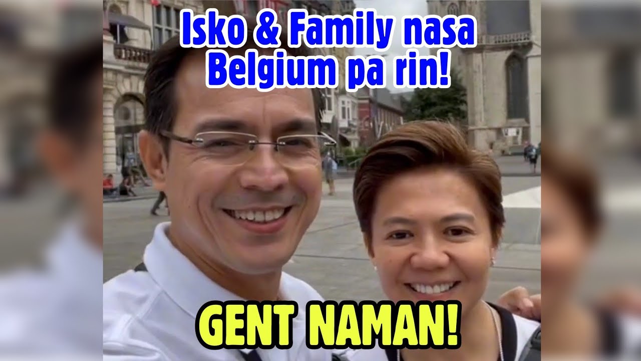 Gent naman! Isko & Family nasa Belgium pa rin! - YouTube