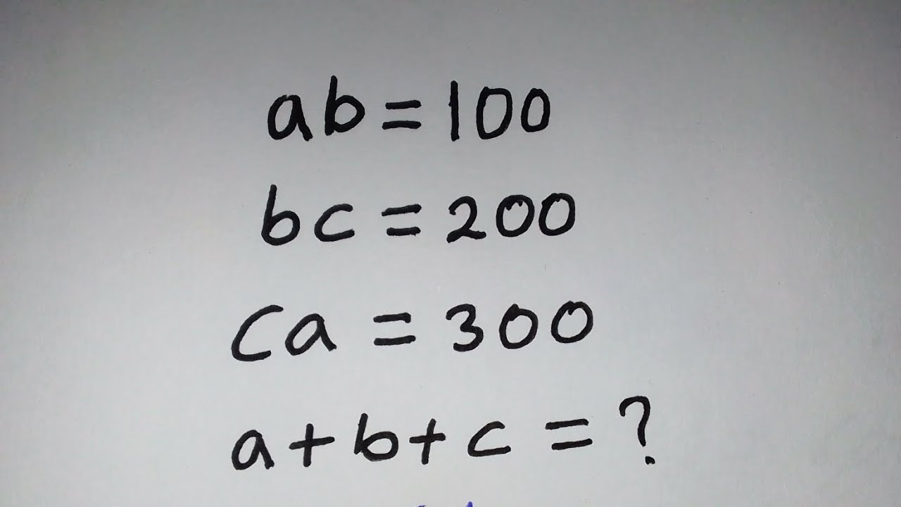 Germany - Can You Solve This? | OLYMPIAD MATHEMATICS - YouTube