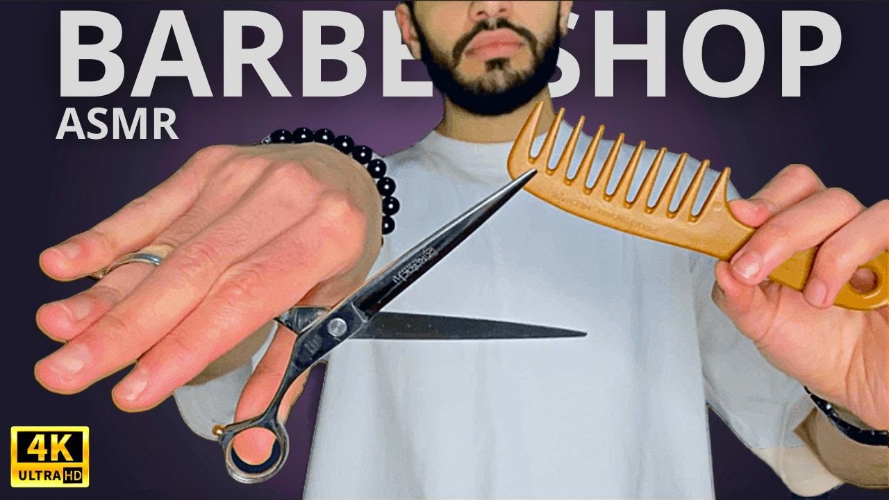 Asmr Haircut No Talking Asmr Roleplay In Barbershop Asmr Barber With