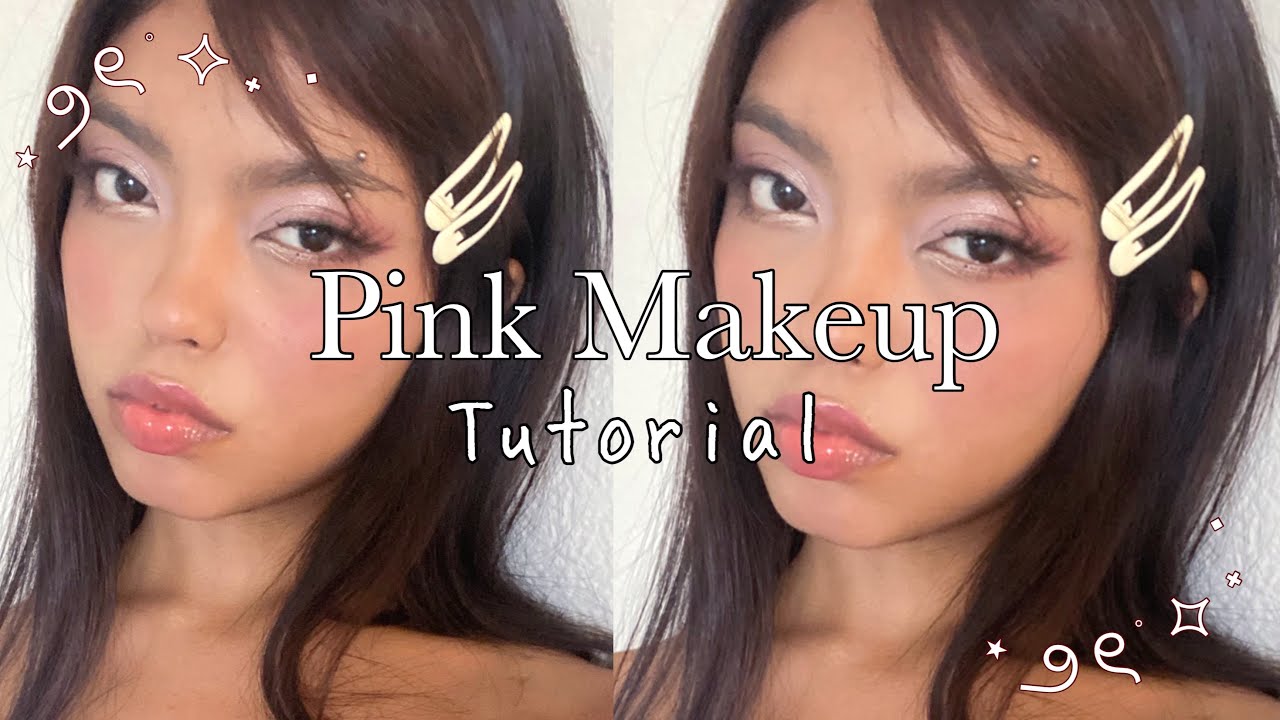 Cute and Easy Pink Makeup Tutorial! ♡.˚ - YouTube