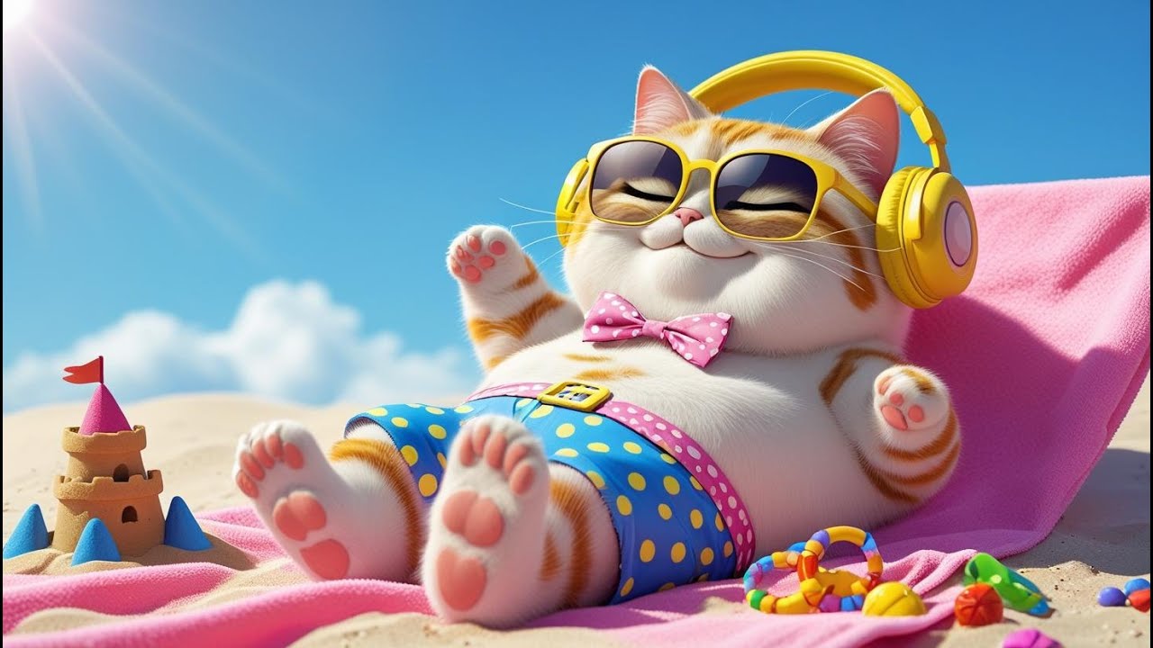 Relaxing Cat Videos for Kids 🐱 | Cute Cats with Calming Music for ...
